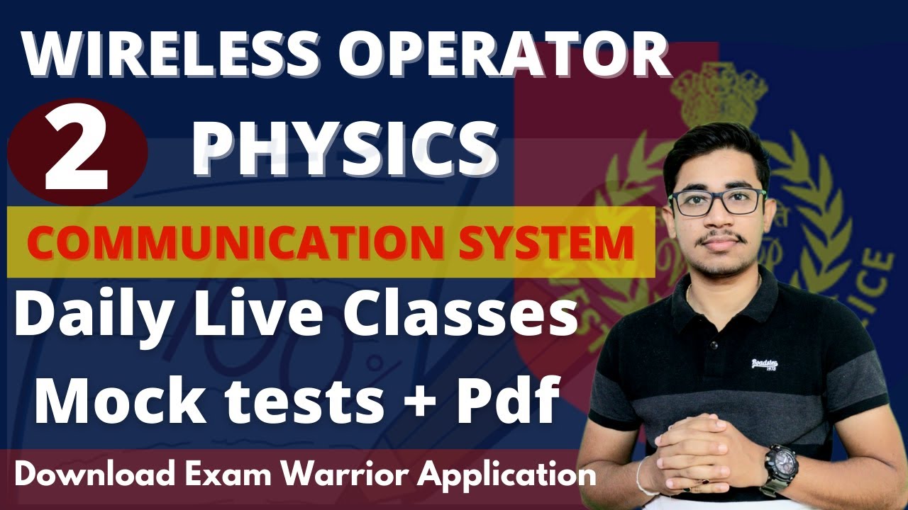 Wireless operator Class ||wireless operator Physics//#wireless_operator ...