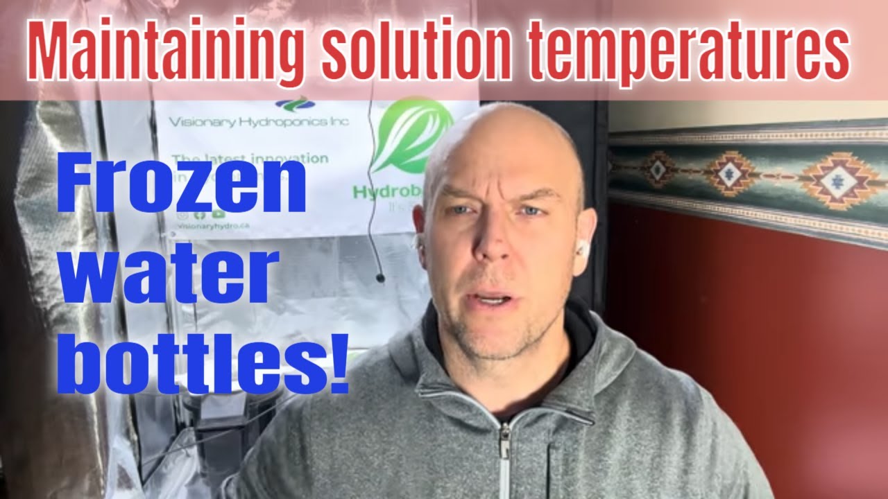 Frozen water bottles to reduce temperature - YouTube