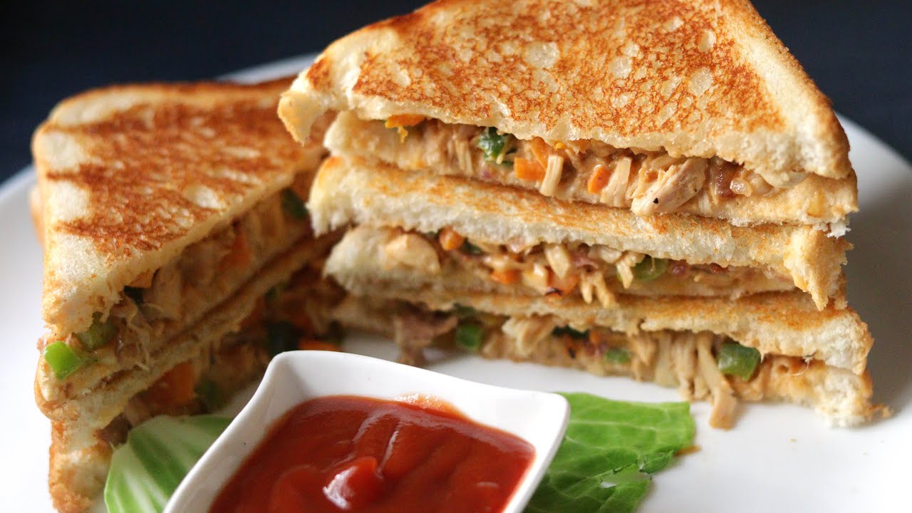 Chicken Sandwich Recipe | iftar recipes | Ramadan recipes - YouTube