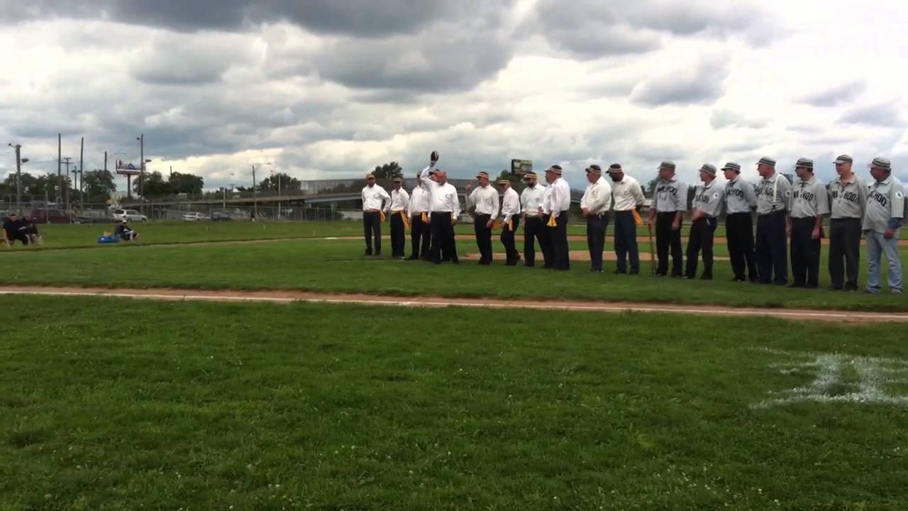 Vintage 'Base Ball' at Detroit's Historic Navin Field - YouTube