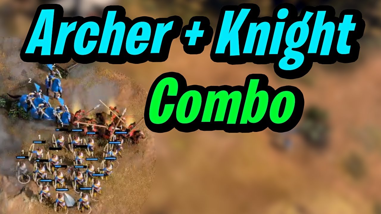 Age of Empires 4 - Archer + Knight Combo TOO STRONG - YouTube