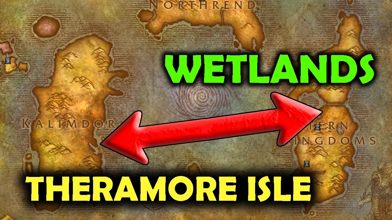 Theramore Isle - Wetlands, Menethil Harbor (WoW Classic Route by Boat ...