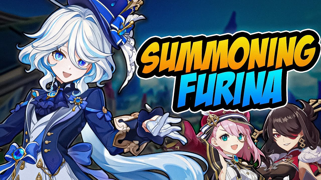 Summoning FURINA in Genshin 4.2 Update - Genshin Impact India Live ...