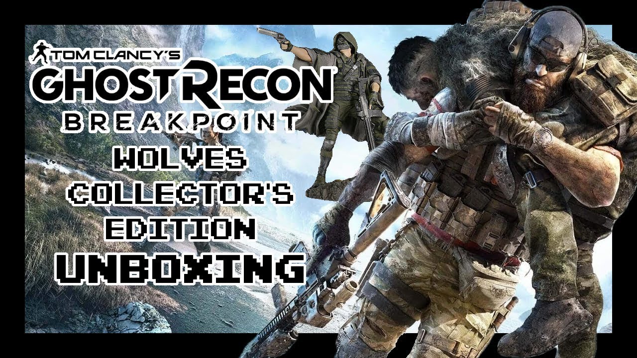 Tom Clancy's Ghost Recon Breakpoint Wolves Collector's Edition Unboxing ...