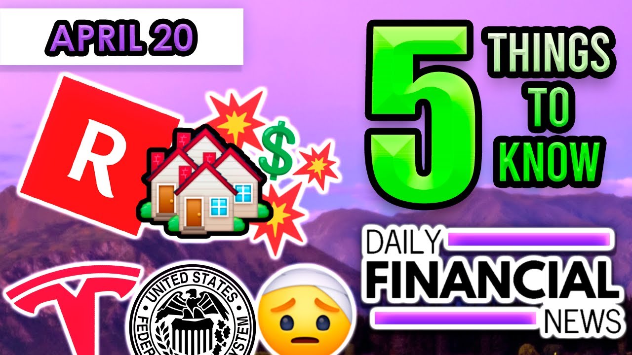April 20 Financial News: RedFin Home Prices Crash, Real Estate pain ...