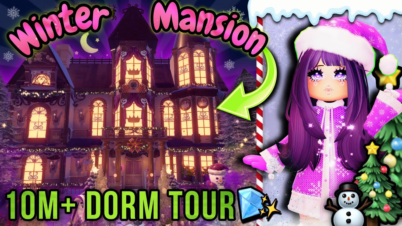 I SPENT 10 MILLION DIAMONDS to Build this WINTER MANSION! 🎄 ️ | Royale ...