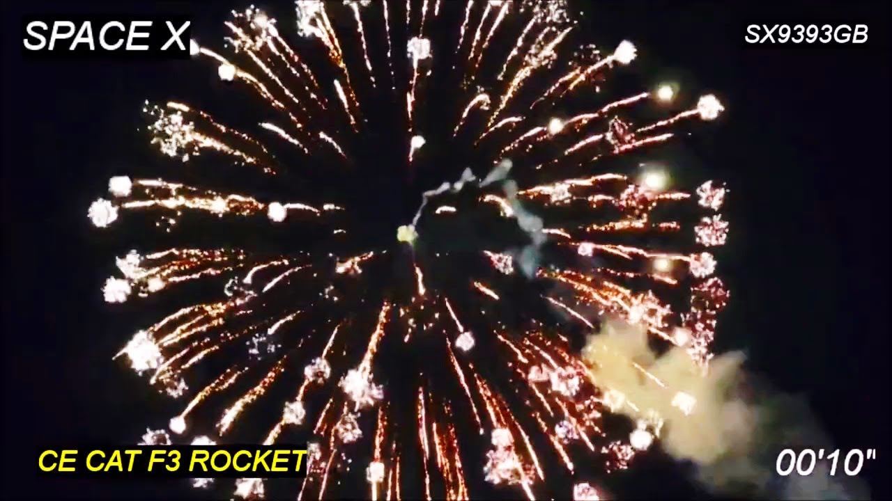 SPACE X - Brothers Pyrotechnics #fireworks - YouTube