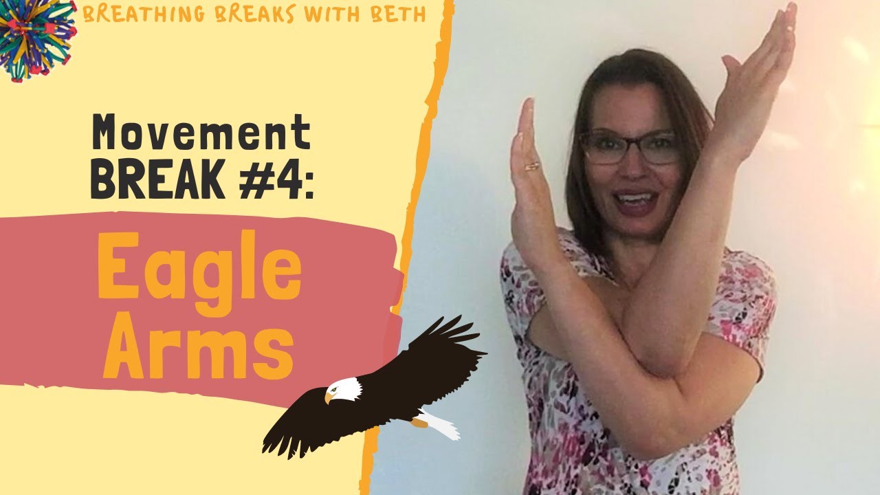 Eagle Arms | Movement Break #4 | Yoga for Kids | Movement Breaks for ...