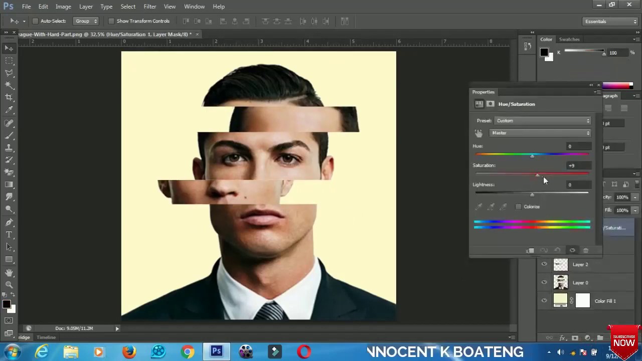Epic Face Slide Effect Photoshop Tutorial - YouTube