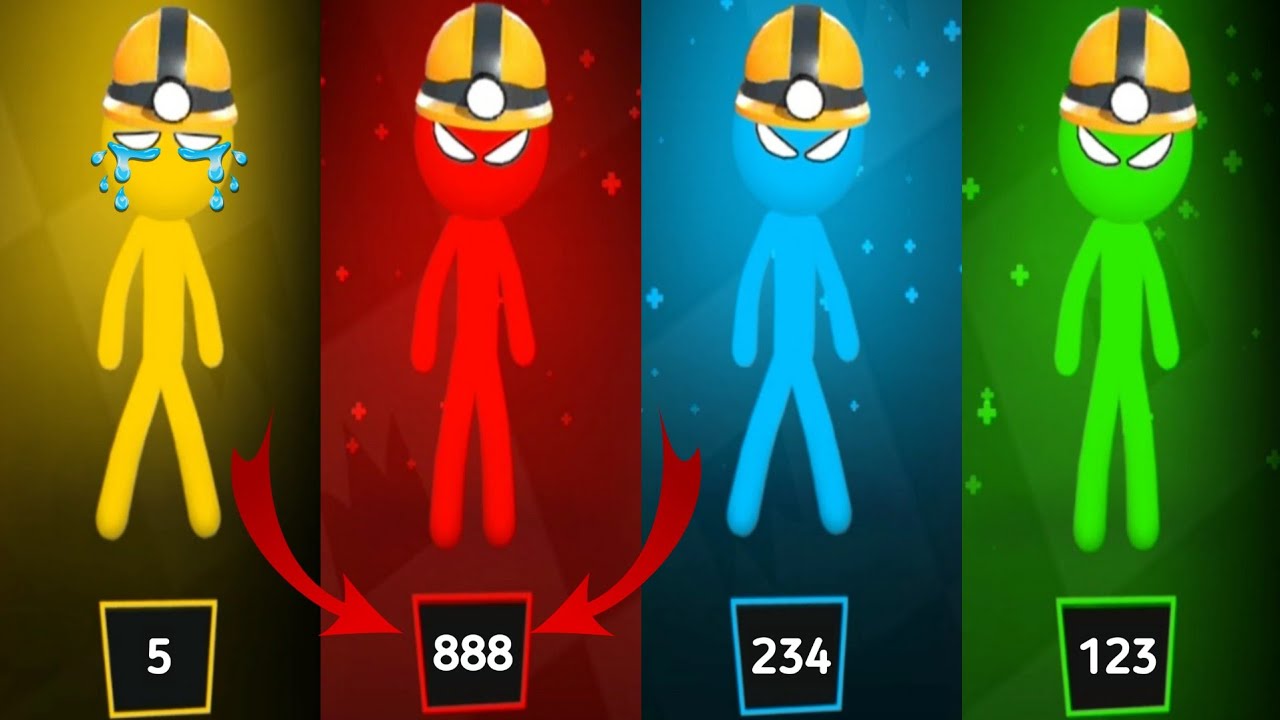 The Stickman MINIGAMES New Update Gameplay - Stickman Party 1 2 3 4 ...