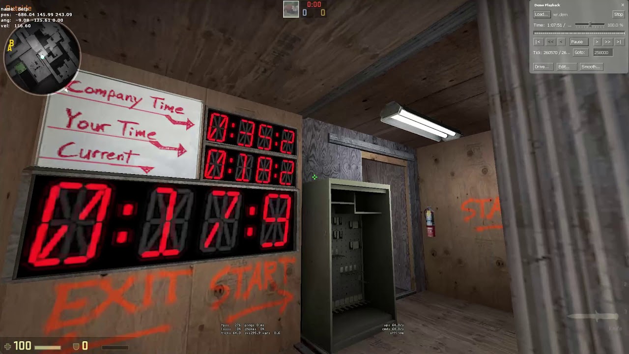 (Former WR) CS:GO Gun Range Speedrun "17.900" - YouTube