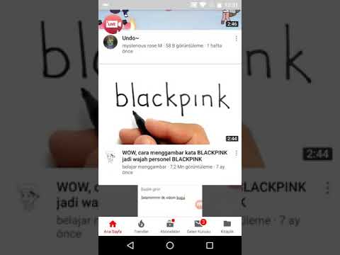 Youtubede abonelikler beğendiğim videolar nasıl açılır ?