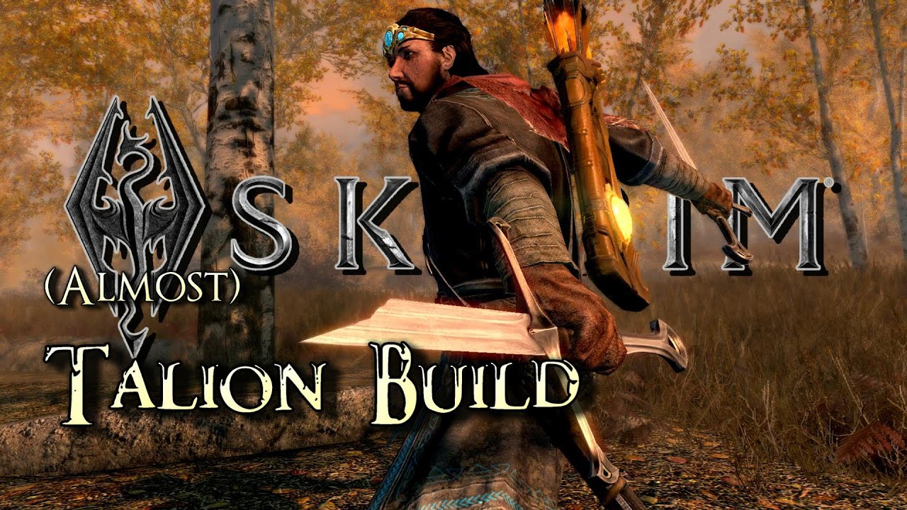 Skyrim Build: The Shadow Warrior - Almost a Talion Build - YouTube