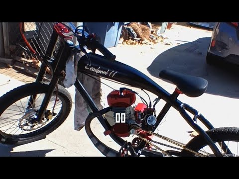 Deadpool motorized bike build start to finish version1 into version2 ...