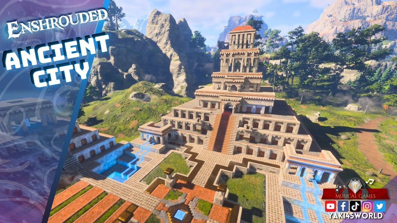 Enshrouded - Ancient City build - Tour - YouTube