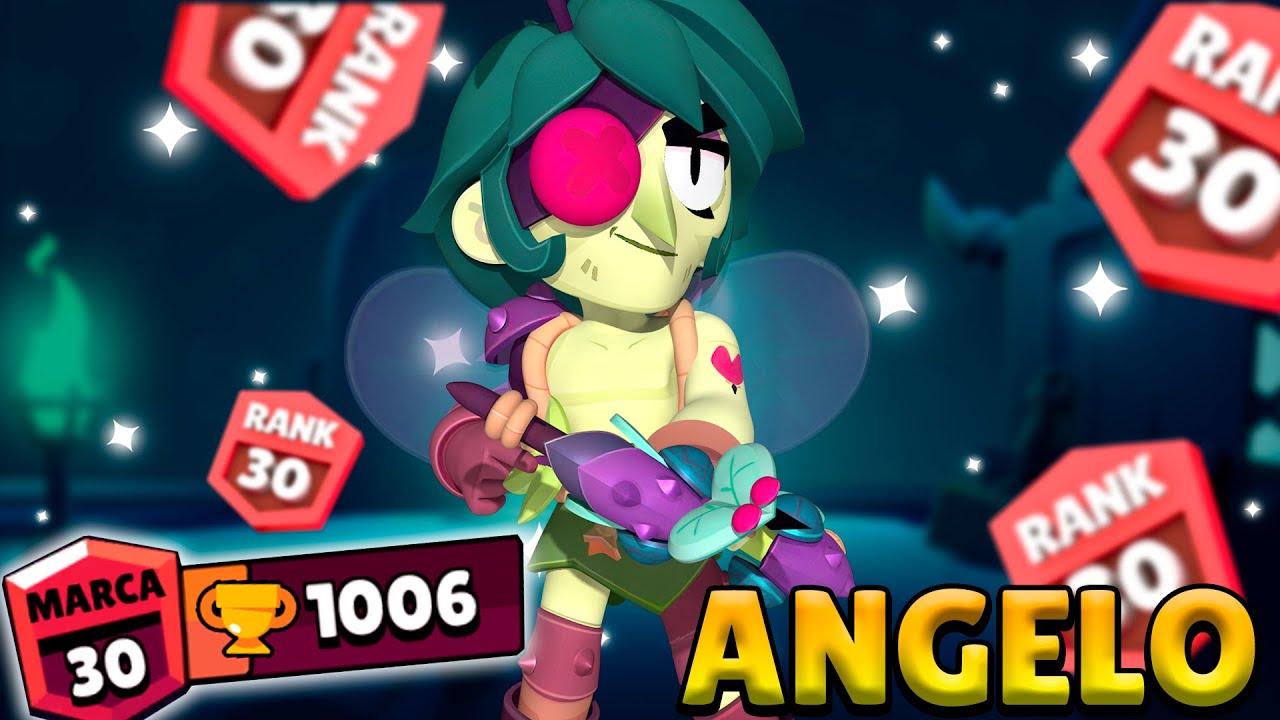 NUEVO BRAWLER ANGELO DE 0 A 1000 COPAS EN 1 DIA | BRAWL STARS - YouTube