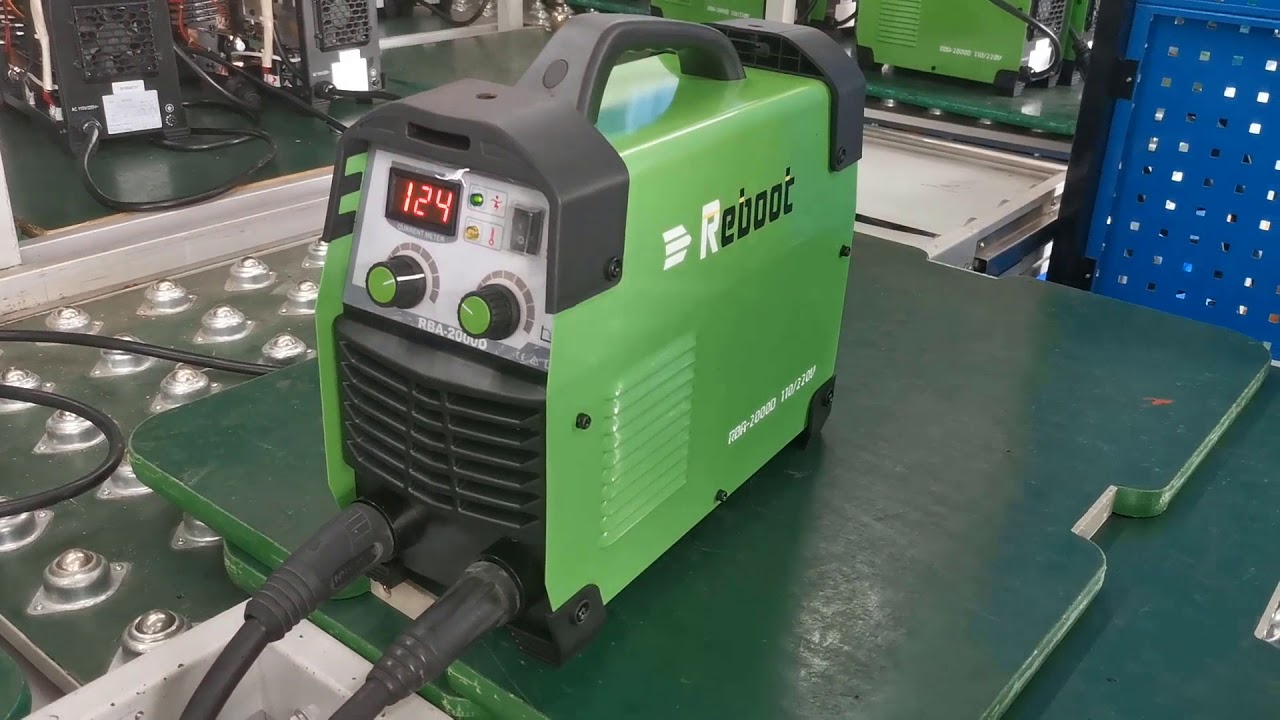 REBOOT - ARC Welder ARC-170 DC 110/ 220V Stick IGBT Inverter Welding ...