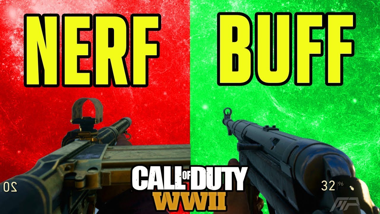 CoD WW2 Weapon Changes: MP40, M1928 BUFF, FG42 NERF (Call of Duty ...