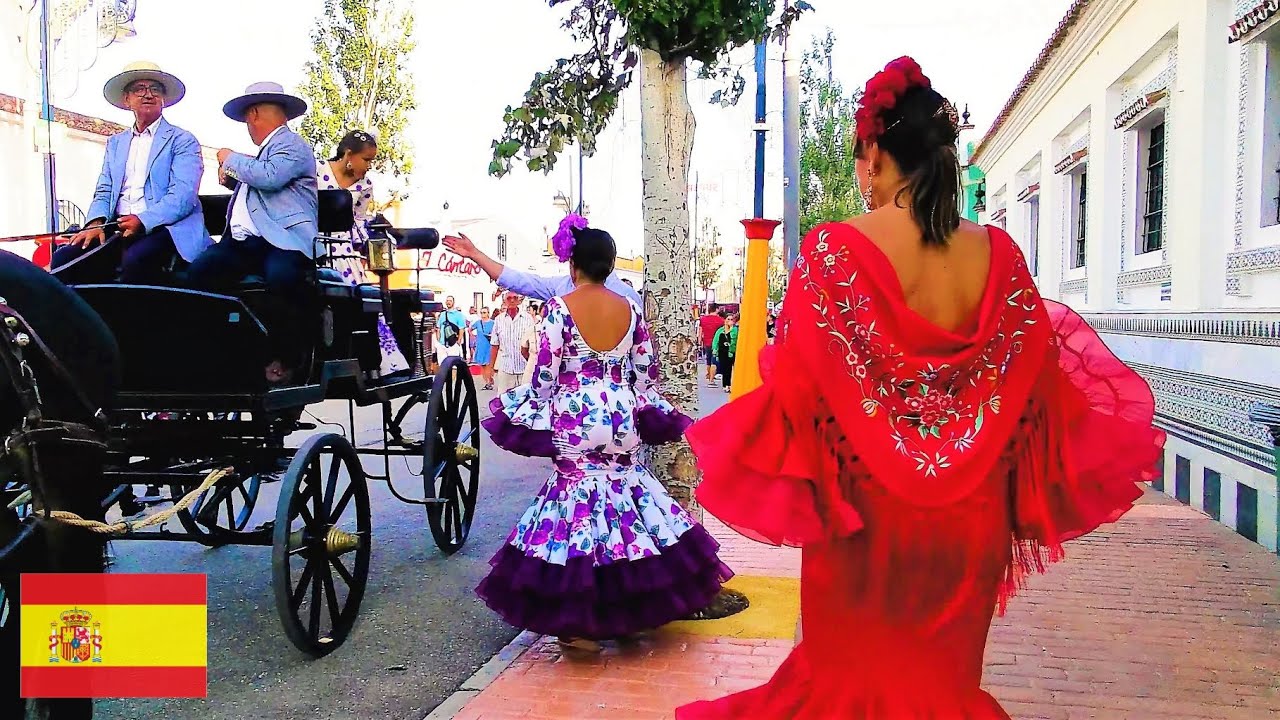 Lovely Spanish Girls in Beautiful Outfits Feria Furengirola | Spain ...