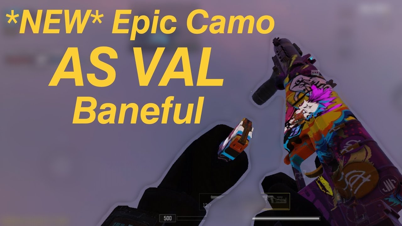 *NEW* Epic Camo / AS VAL - Baneful 💜 - YouTube