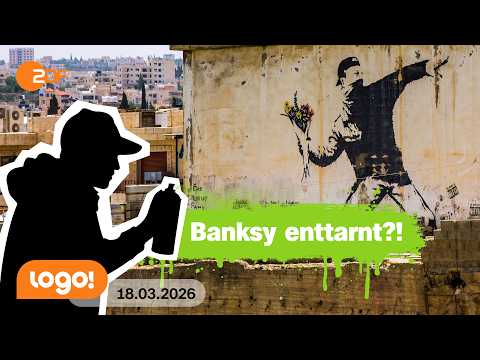 Geheimnis um Banksy: Ist es okay, seine Identität zu leaken? | logo!-Nachrichten vom 18.3.26