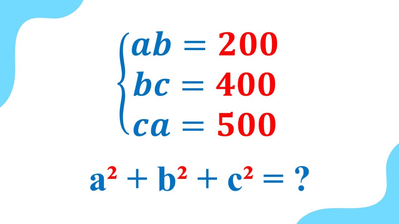 Résoudre un système de 3 équations à trois inconnues | #olympiad_maths ...