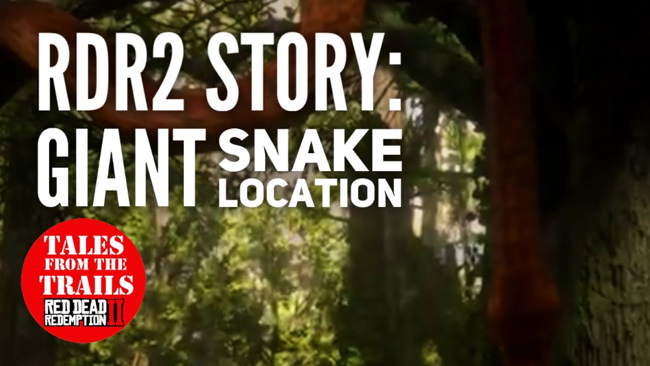 🗣 RDR2: Story - Giant Snake in the Swamp Location - Red Dead Redemption ...