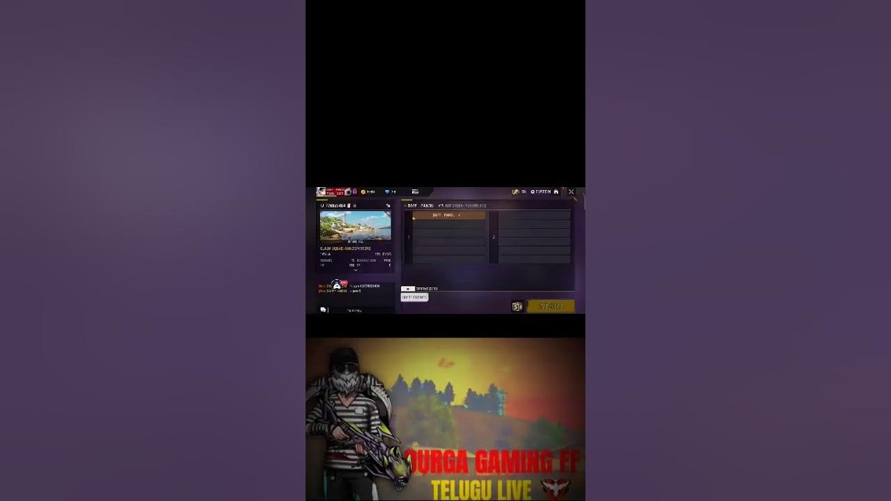 DURGA GAMING FF TELUGE LIVE - YouTube