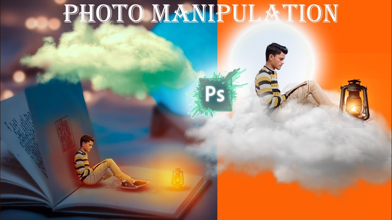 Book Photoshop Manipulation | speed art | Tutorial - YouTube