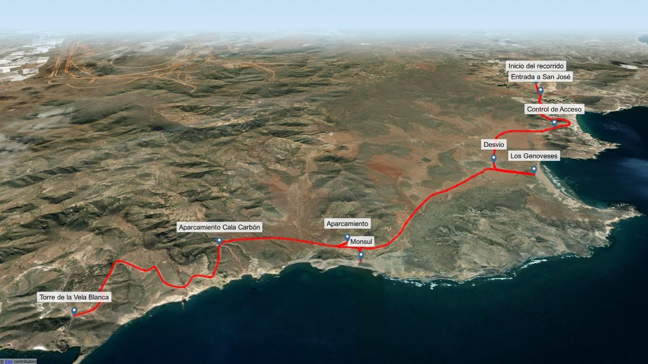 CICLOTURISMO POR ALMERÍA - Los Genoveses y Mónsul - YouTube