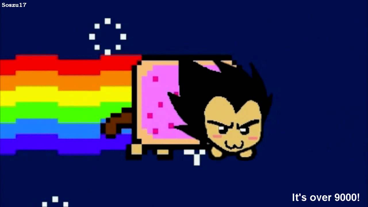 Nyan Vegeta over 9000 Clubbed version - YouTube