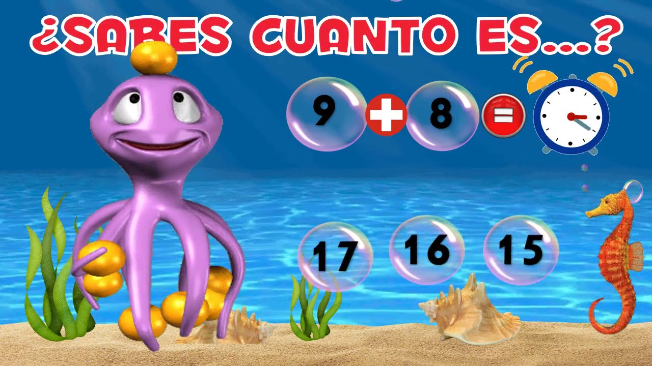 SUMA del 1 al 20 contamos y sumamos - YouTube