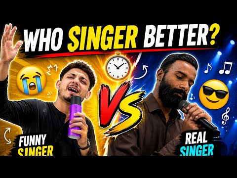 Who Sings Better? 😂 Funny Singer VS Real Singer 🎤