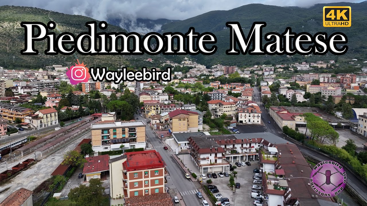 Piedimonte Matese è un comune della provincia di Caserta, Tramite drone ...