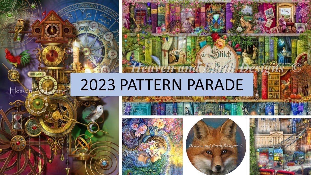 2023 Pattern Parade. HAED, Silver creek samplers, LDS and more - YouTube