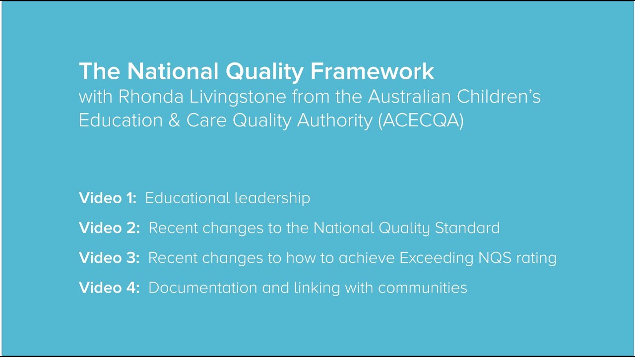 NQF Series Educational leadership - YouTube