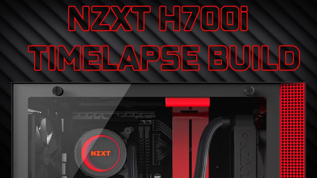 NZXT H700i Build - Red theme - YouTube