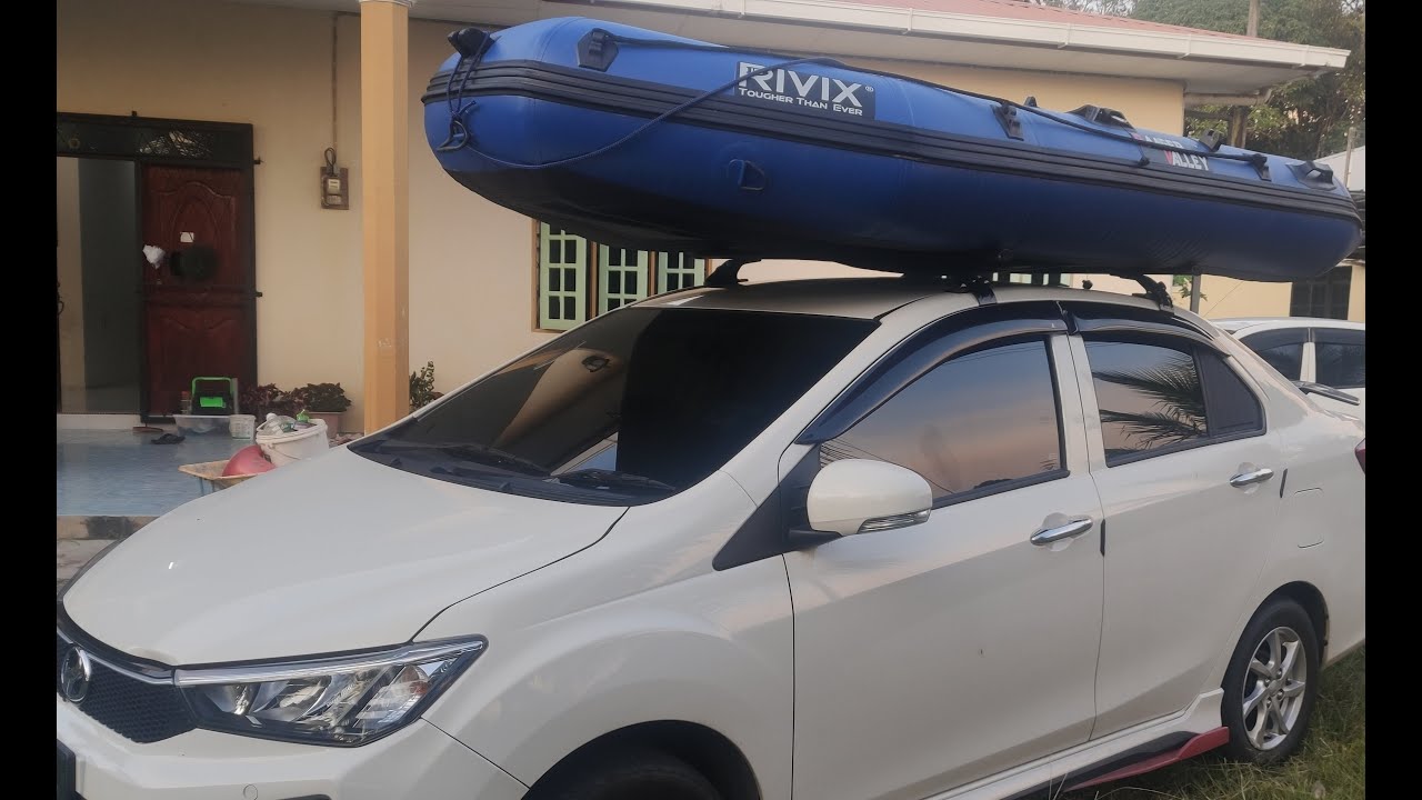 Turun solo | Inflatable Boat RIVIX 300 | Target udang lain pula yang ...