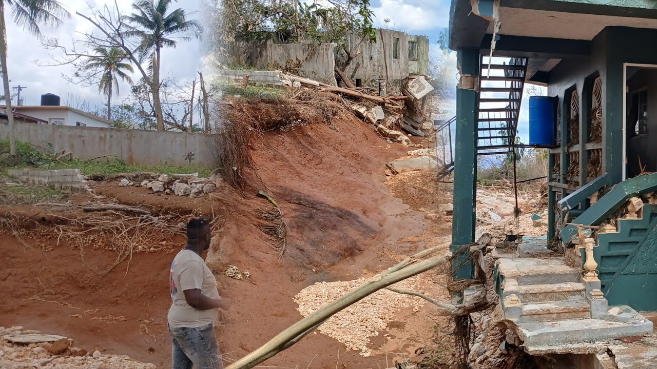 Houses Destroyed By Hurricane Melissa in St Elizabeth Santa Cruz ...