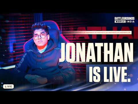 Jonathan Is Back Jonathan Live Stream Pubg BGMI Pubg Mobile Global PUBG ...