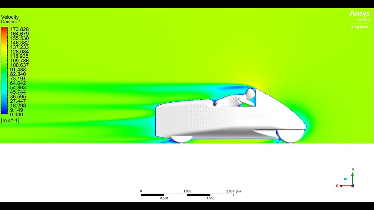 Ansys Workbench Fluent Flow Motorcycle Drag Simulation Tutorial - YouTube