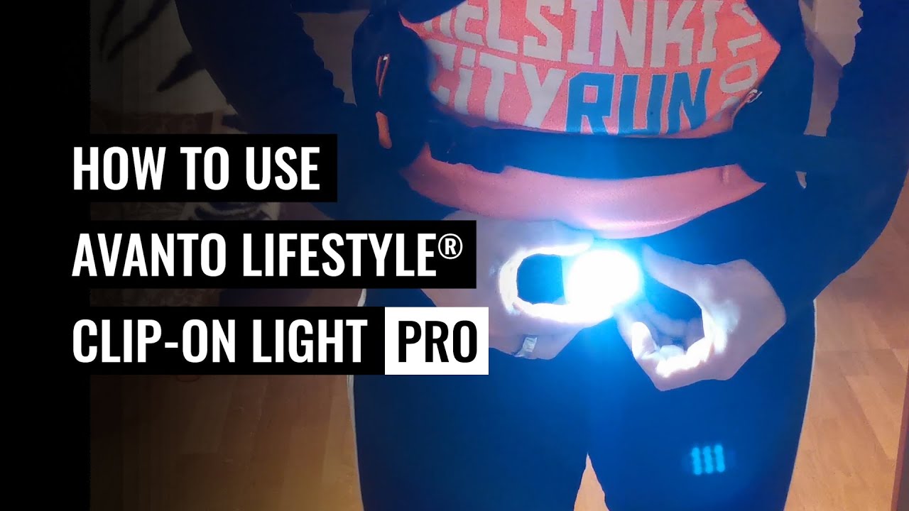 How To Use AVANTO Clip-On Light Pro - YouTube