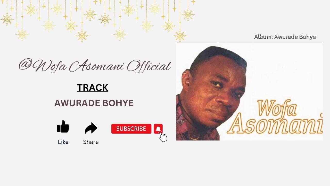 Wofa Asomani Official - Awurade Bohye (Official Live Audio)! # ...