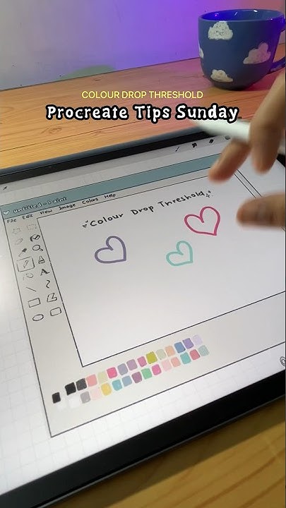 How to fix colour drop in Procreate? What is Colour drop threshold in Procreate? Procreate app ...
