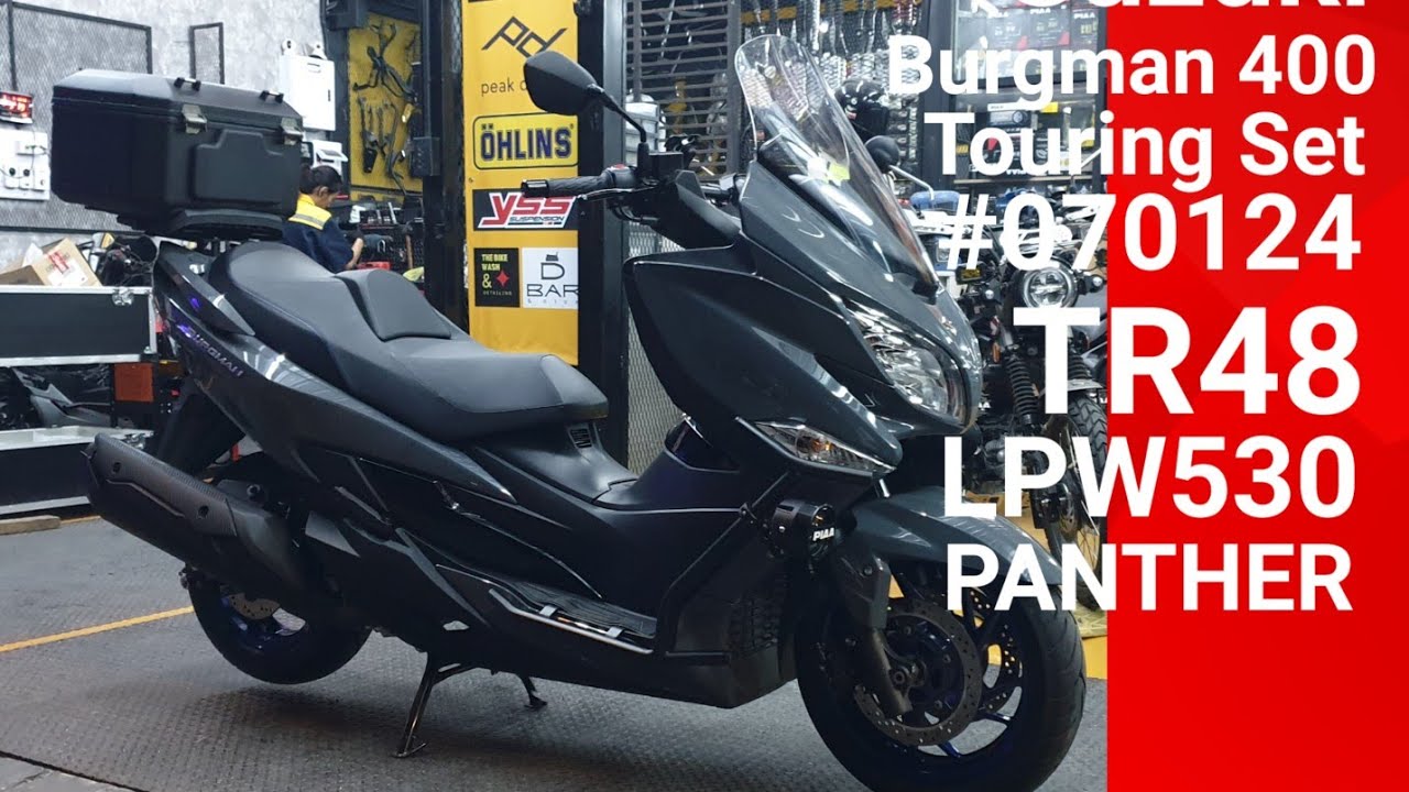 Review Burgman 400 Touring Set #070124 ( TERRA TR48 + PIAA LPW530 ...
