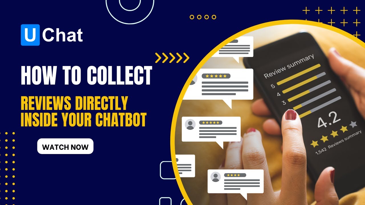 How to collect reviews inside your chatbot with UChat - YouTube