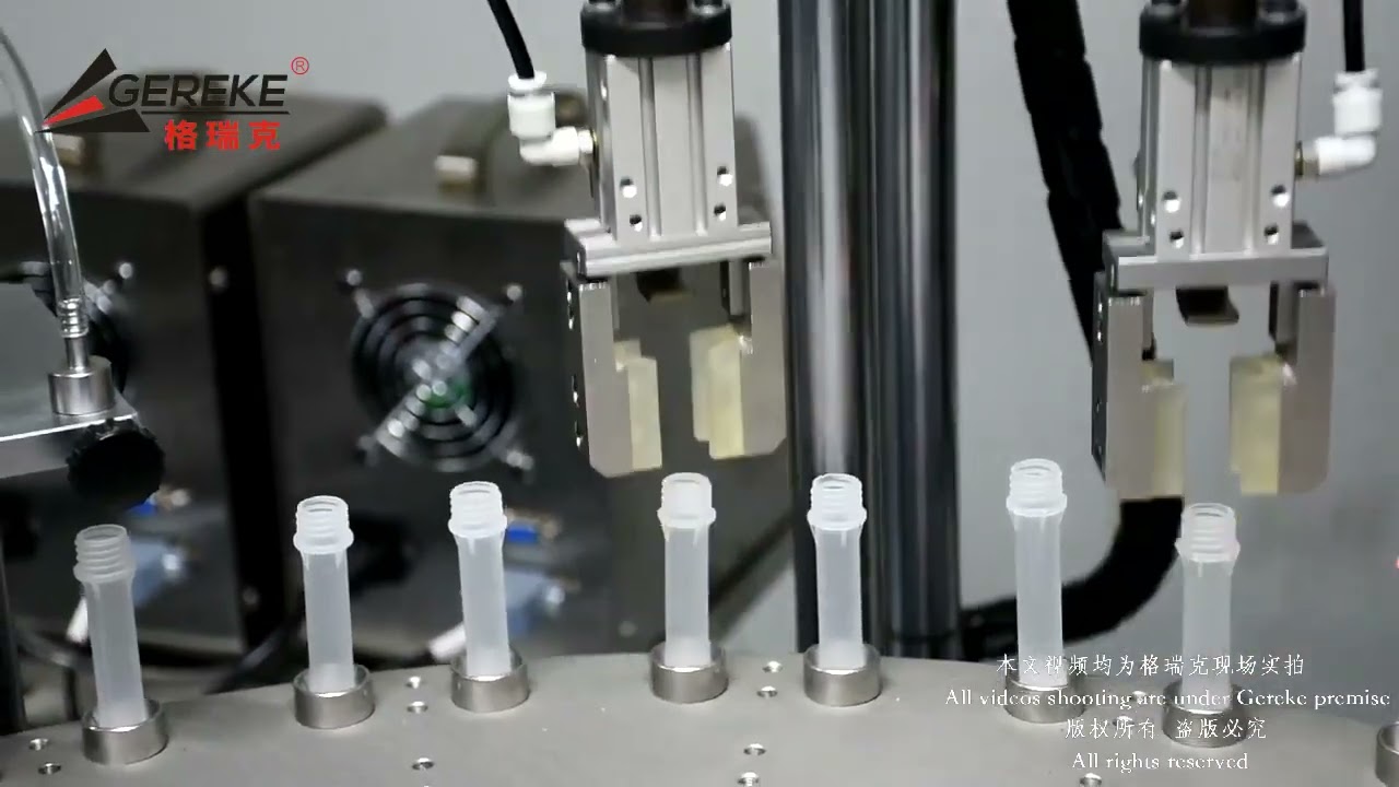 Reagent Filling & Assembly Machine - YouTube