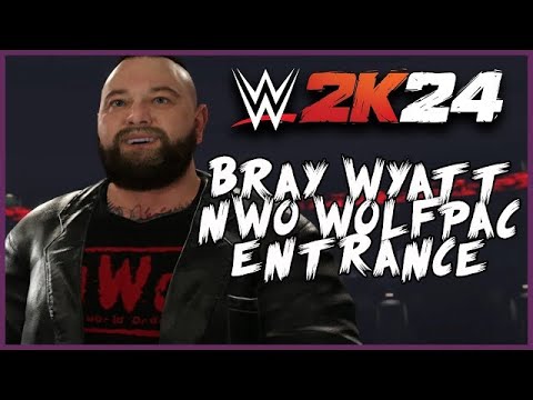 WWE 2K24 NWO Wolfpack Bray Wyatt Entrance - YouTube