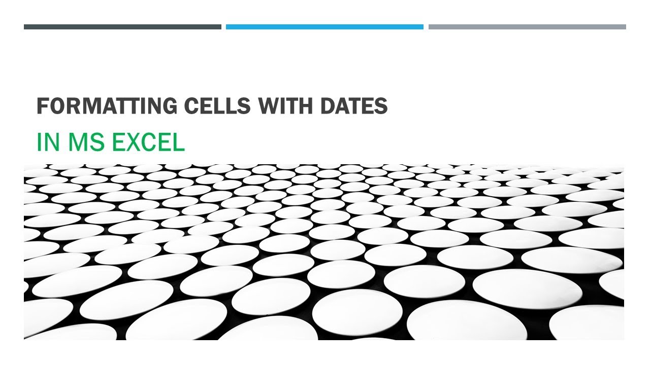 FORMATTING CELLS WITH DATES YouTube FORMATTING CELLS WITH DATES YouTube