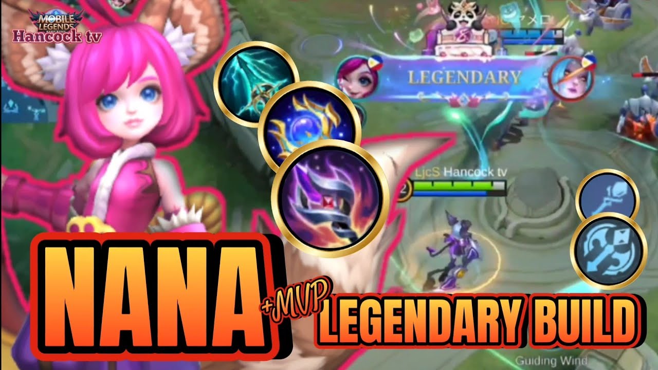 18KILLS!!!Legendary Build Nana Best New Item and Emblem | FULL GAMEPLAY ...